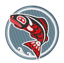 Tribal Trout Embroidery Design | EmbroideryDesigns.com
