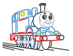 Thomas Train Embroidery Design | EmbroideryDesigns.com
