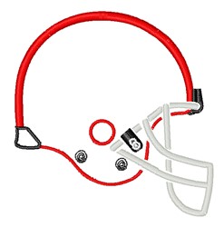 Football Helmet Embroidery Design | EmbroideryDesigns.com