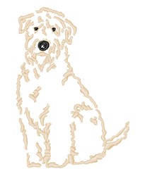 Dog Outline Embroidery Design | EmbroideryDesigns.com