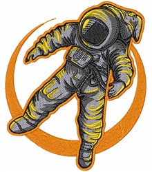 Astronaut Embroidery Design | EmbroideryDesigns.com