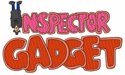 Inspector Gadget Embroidery Design | EmbroideryDesigns.com