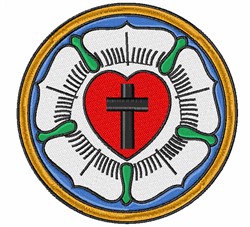 Lutheran Symbol Embroidery Design | EmbroideryDesigns.com