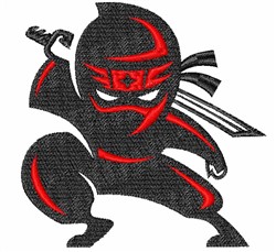 Ninja Embroidery Design | EmbroideryDesigns.com
