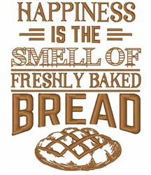 Freshly Baked Bread Embroidery Design | EmbroideryDesigns.com