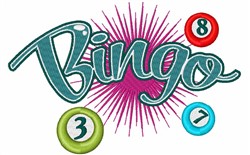 Bingo! Embroidery Design | EmbroideryDesigns.com