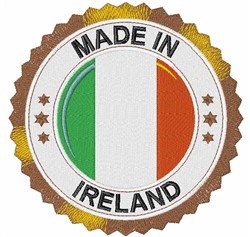 Made In Ireland Embroidery Design | EmbroideryDesigns.com