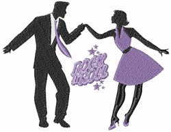 Rock & Roll Embroidery Design | EmbroideryDesigns.com