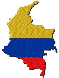 Colombia Embroidery Design | EmbroideryDesigns.com