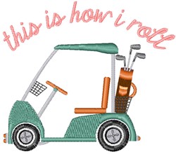 How I Roll Embroidery Design | EmbroideryDesigns.com