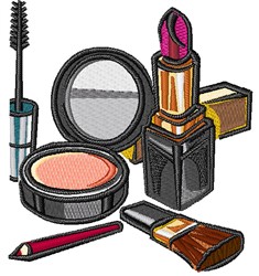 Cosmetics Embroidery Design | EmbroideryDesigns.com