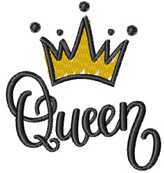 Queen Embroidery Design | EmbroideryDesigns.com