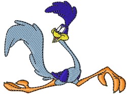 Roadrunner Character Embroidery Design | EmbroideryDesigns.com