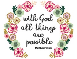 With God Embroidery Design | EmbroideryDesigns.com