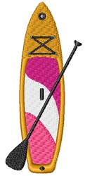 Paddleboard Embroidery Design | EmbroideryDesigns.com