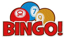 Bingo Embroidery Design | EmbroideryDesigns.com