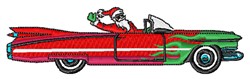 Convertible Santa Embroidery Design | EmbroideryDesigns.com
