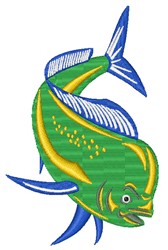 Mahi Mahi Embroidery Design | EmbroideryDesigns.com