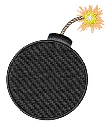 Bomb Embroidery Design | EmbroideryDesigns.com
