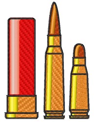 Ammunition Embroidery Design | EmbroideryDesigns.com