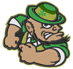 Fighting Irishman Embroidery Design | EmbroideryDesigns.com