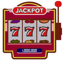 Slot Machine Embroidery Design | EmbroideryDesigns.com