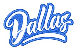 Dallas Embroidery Design | EmbroideryDesigns.com