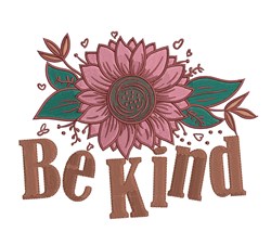 Be Kind Embroidery Design | EmbroideryDesigns.com