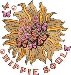 Hippie Soul Embroidery Design | EmbroideryDesigns.com