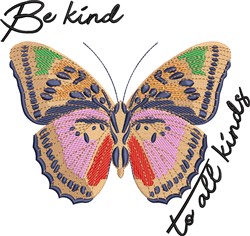 Be Kind Embroidery Design | EmbroideryDesigns.com