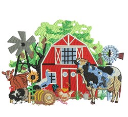 Farm Animals Embroidery Design | EmbroideryDesigns.com