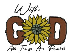 With God Embroidery Design | EmbroideryDesigns.com