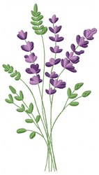 Lavender Embroidery Design | EmbroideryDesigns.com