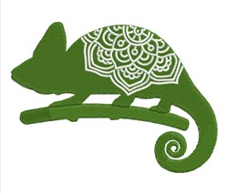 Mandala Lizard Embroidery Design | EmbroideryDesigns.com