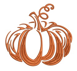 Fall Pumpkin Embroidery Design | EmbroideryDesigns.com