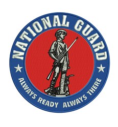 National Guard Embroidery Design | EmbroideryDesigns.com