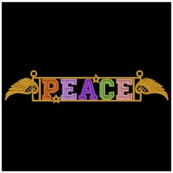 Peace Embroidery Design | EmbroideryDesigns.com