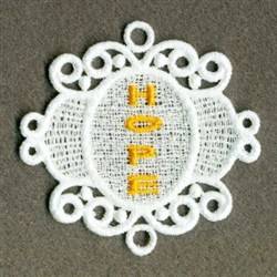 FSL Hope Tag Embroidery Design | EmbroideryDesigns.com