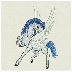 Prancing Pegasus Embroidery Design | EmbroideryDesigns.com
