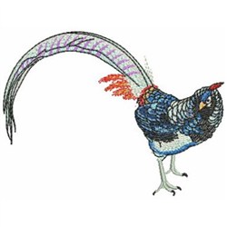 Pheasant Embroidery Design | EmbroideryDesigns.com