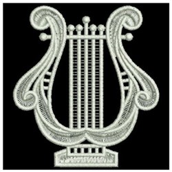 FSL Musical Instruments Embroidery Design | EmbroideryDesigns.com