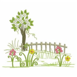 Flower Gardens Embroidery Design | EmbroideryDesigns.com