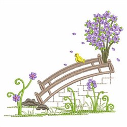 Flower Gardens Embroidery Design | EmbroideryDesigns.com