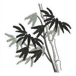 Oriental Bamboo Embroidery Design | EmbroideryDesigns.com
