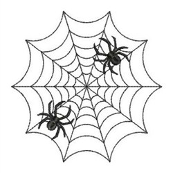 Spider Web Embroidery Design | EmbroideryDesigns.com