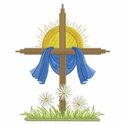 Jesus Cross Embroidery Design | EmbroideryDesigns.com