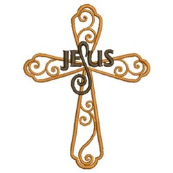 Jesus Cross Embroidery Design | EmbroideryDesigns.com