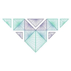 Fancy Corner Triangle Embroidery Design | EmbroideryDesigns.com