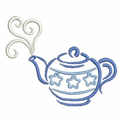 Teapot Embroidery Design | EmbroideryDesigns.com