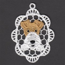 FSL Fox Terrier Embroidery Design | EmbroideryDesigns.com